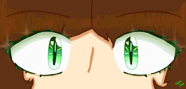 Emerald Green eyes - ibisPaint