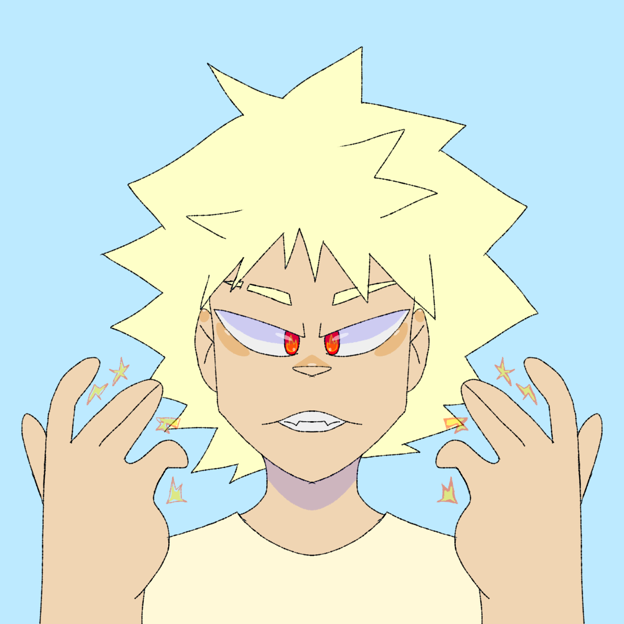 bakugo redraw - ibisPaint