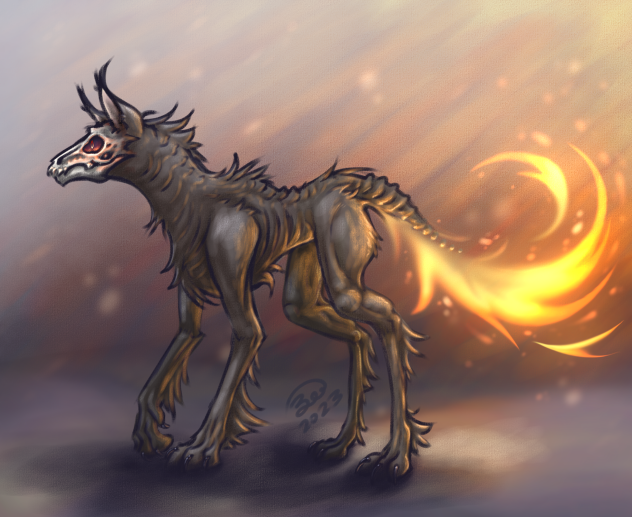 Infernal Hellhound - ibisPaint