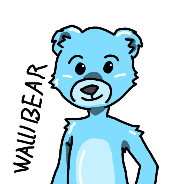 Vẽ fanart WalliBear - ibisPaint