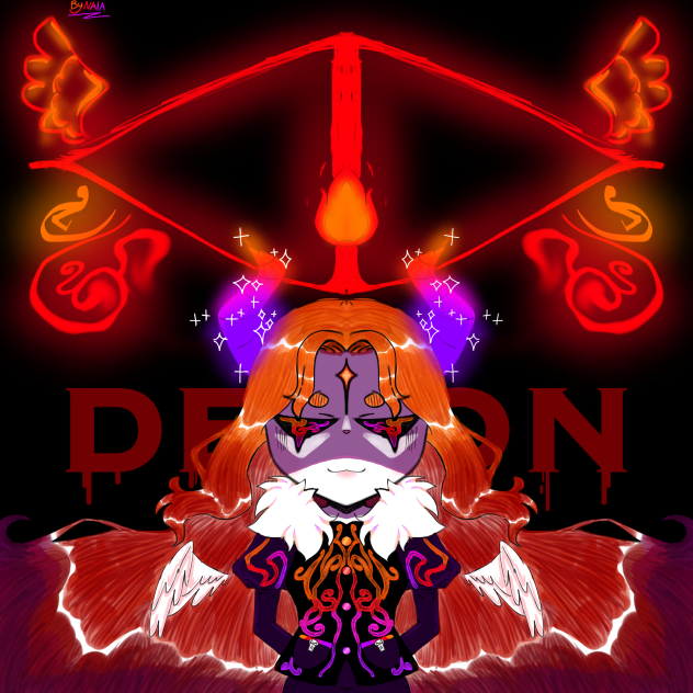 𝔻𝔼𝕄𝕆ℕ - ibisPaint