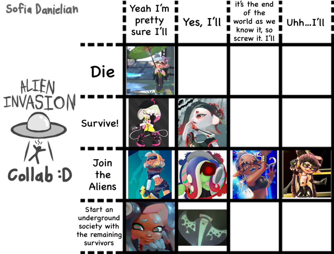 Alien Invasion Collab WIP - ibisPaint