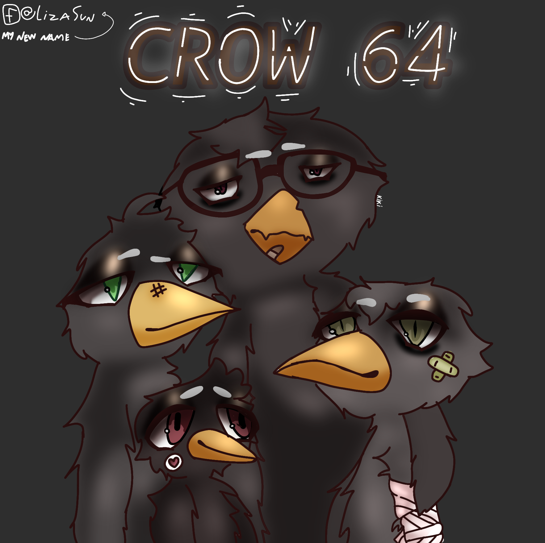 CROW 64 fanart 🤧🛐 - ibisPaint