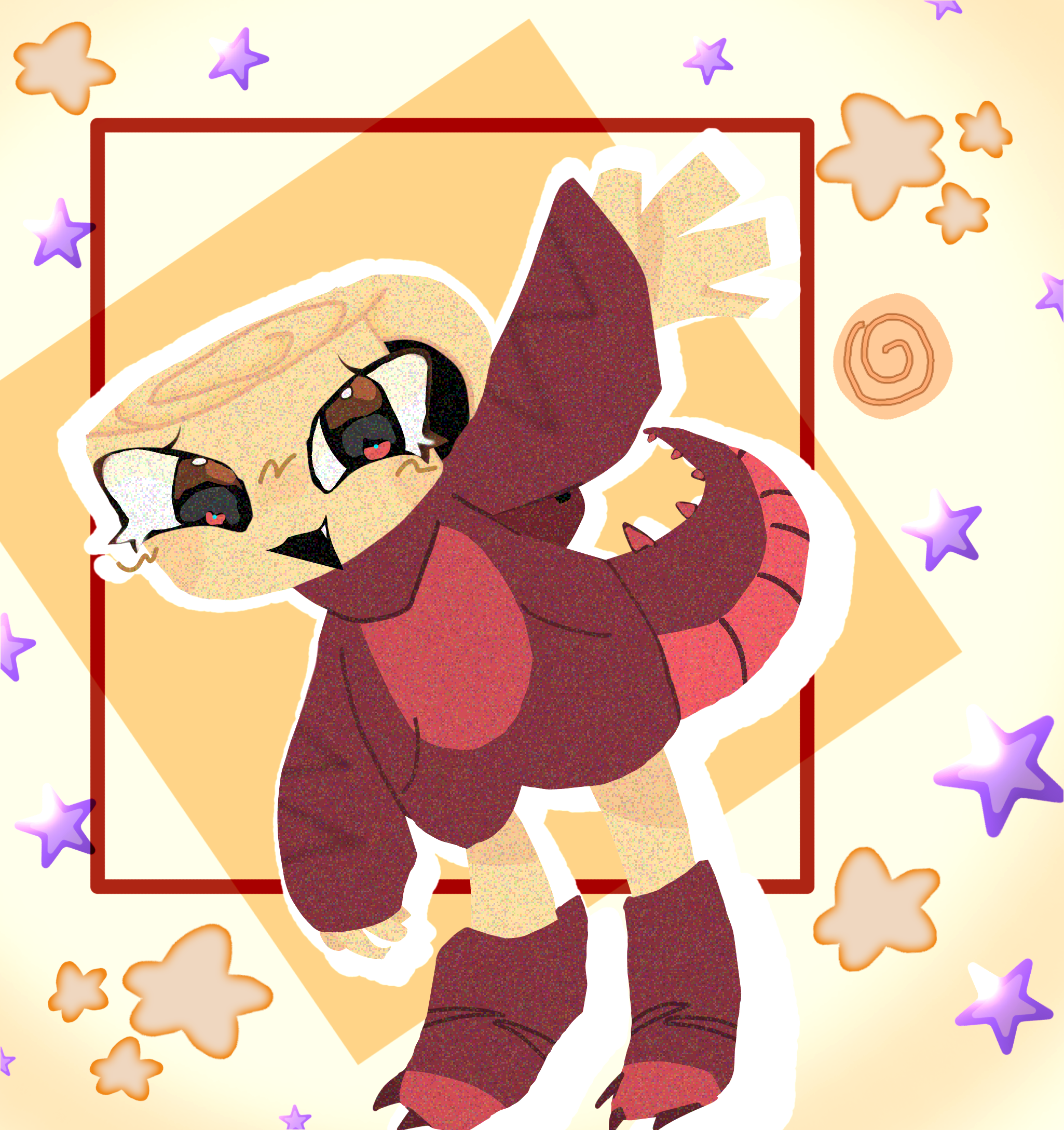 Dino Shell!!🐚🦖 - ibisPaint