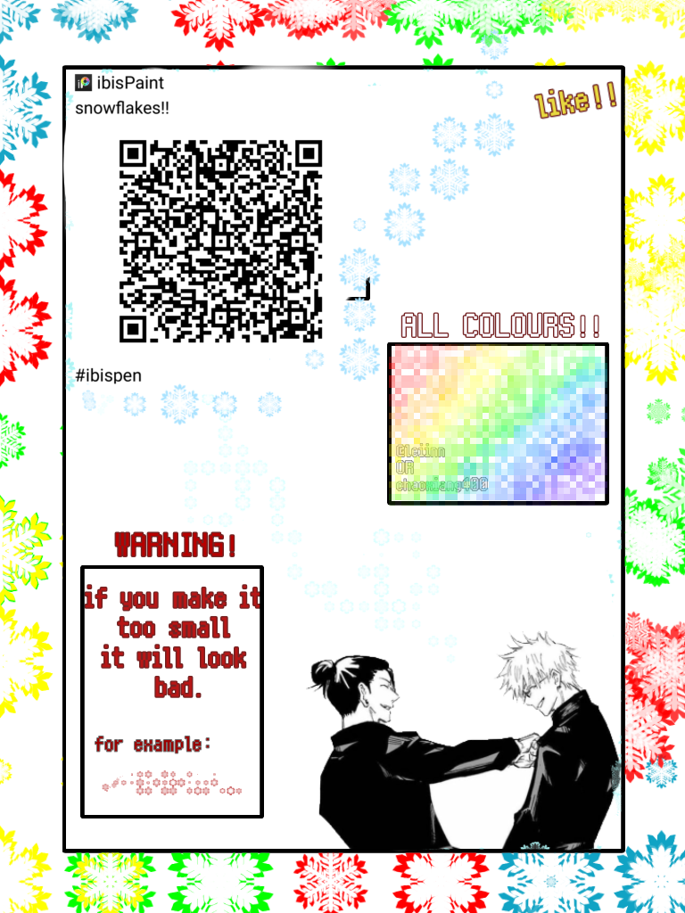 snowflakes!! - ibisPaint