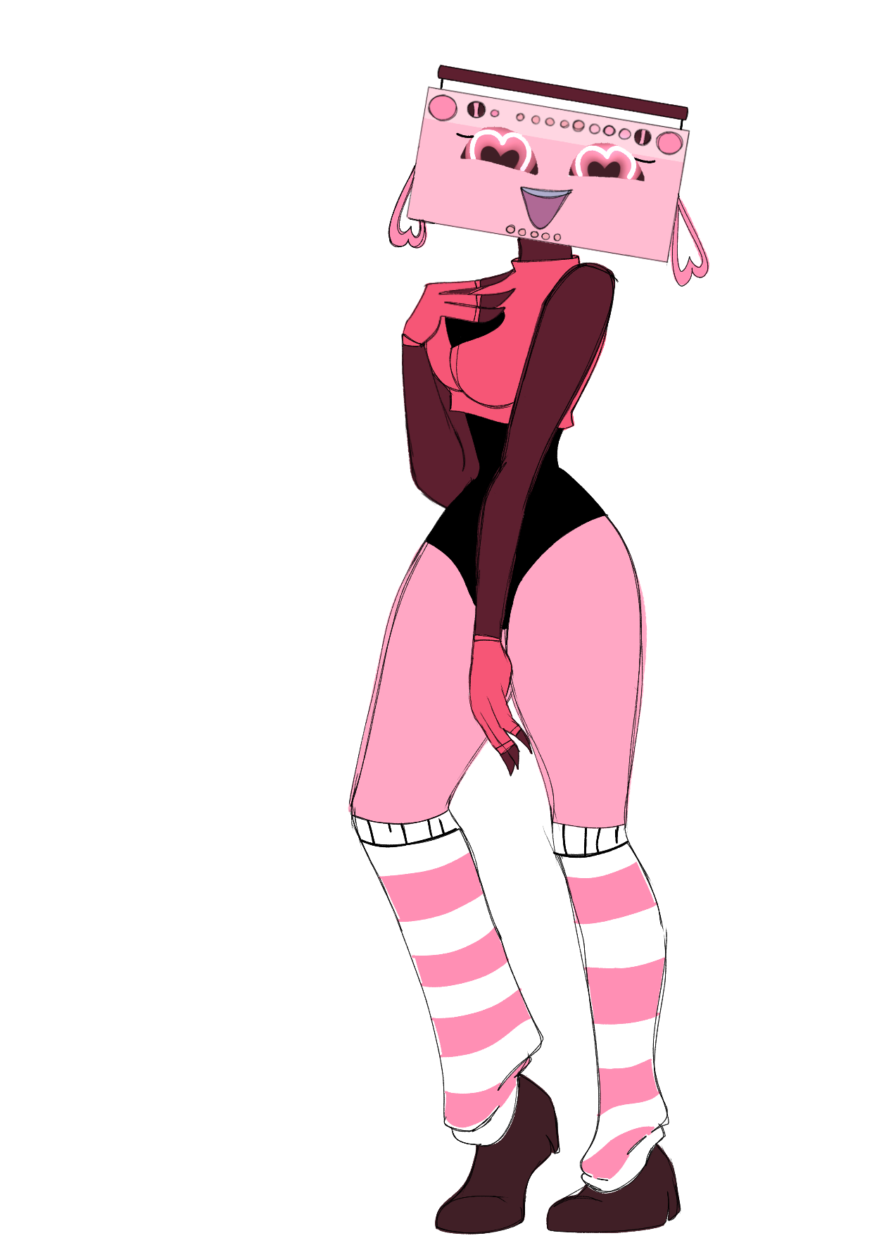 Boombox standing up - ibisPaint