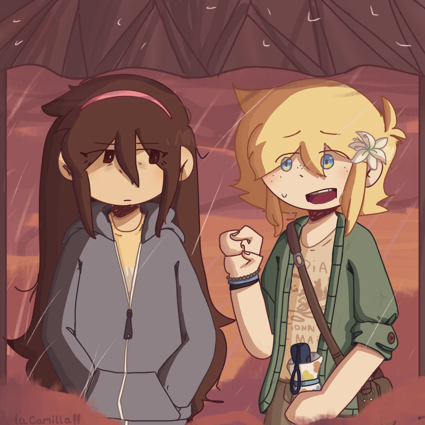Aubrey and Basil!! (Little Mari au!) - ibisPaint