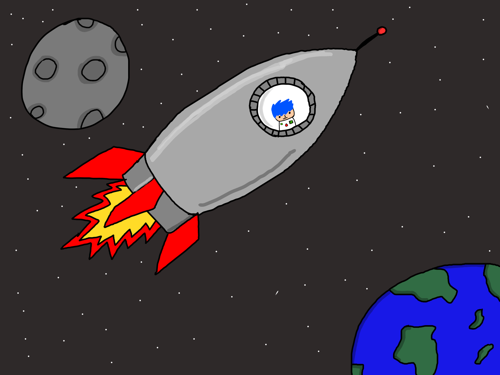 Space Ship - ibisPaint