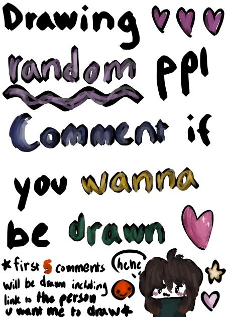 Drawing random ppl ^^ - ibisPaint