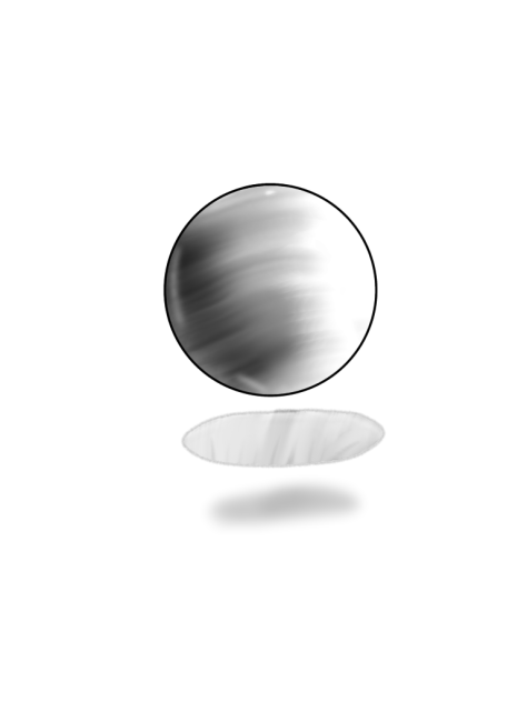 Floating ball - ibisPaint