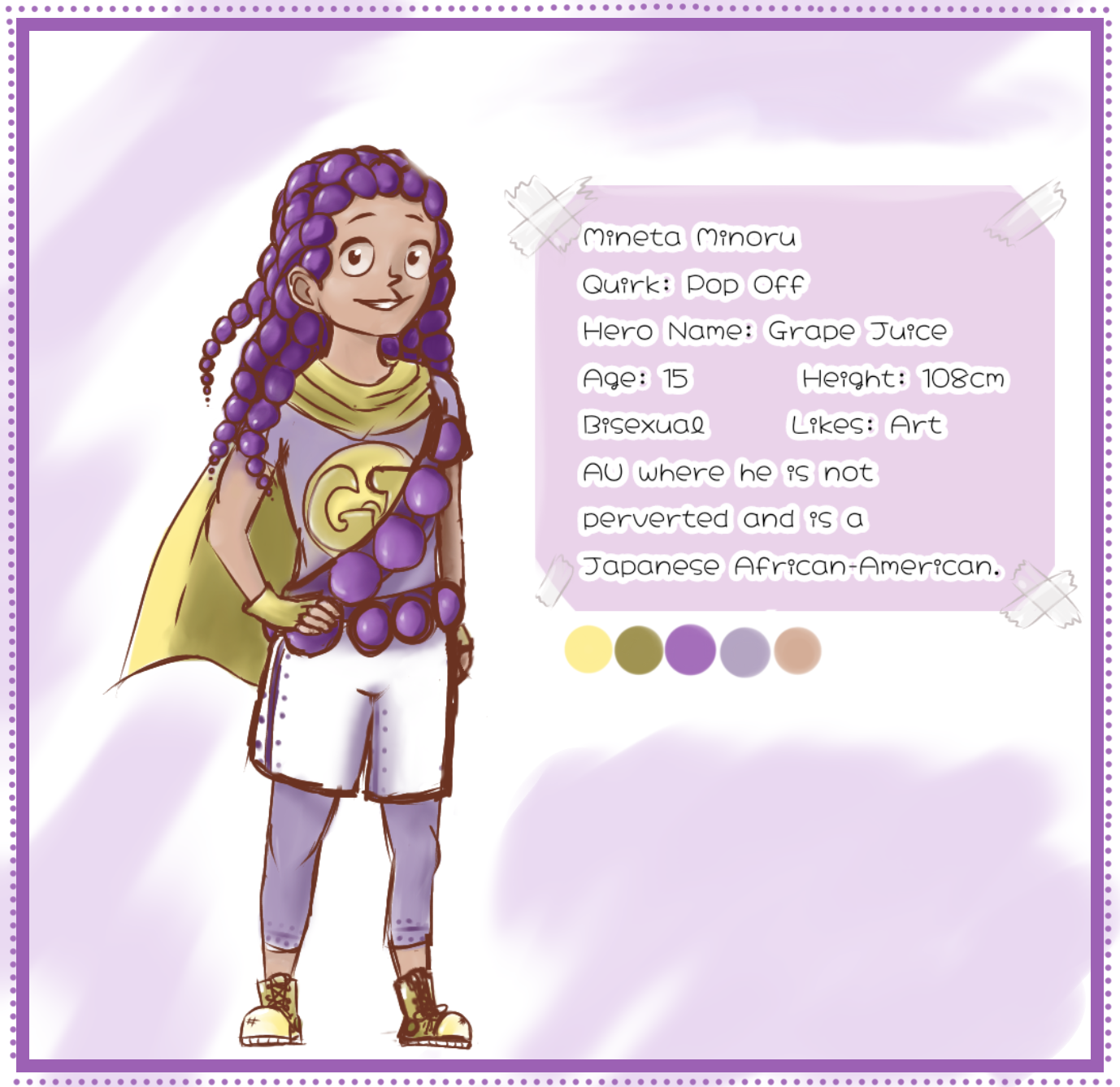 Mineta Minoru MHA Redesign - ibisPaint