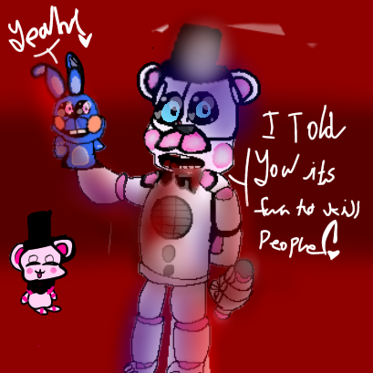 Funtime Freddy, and Puppet Bonnie. - ibisPaint
