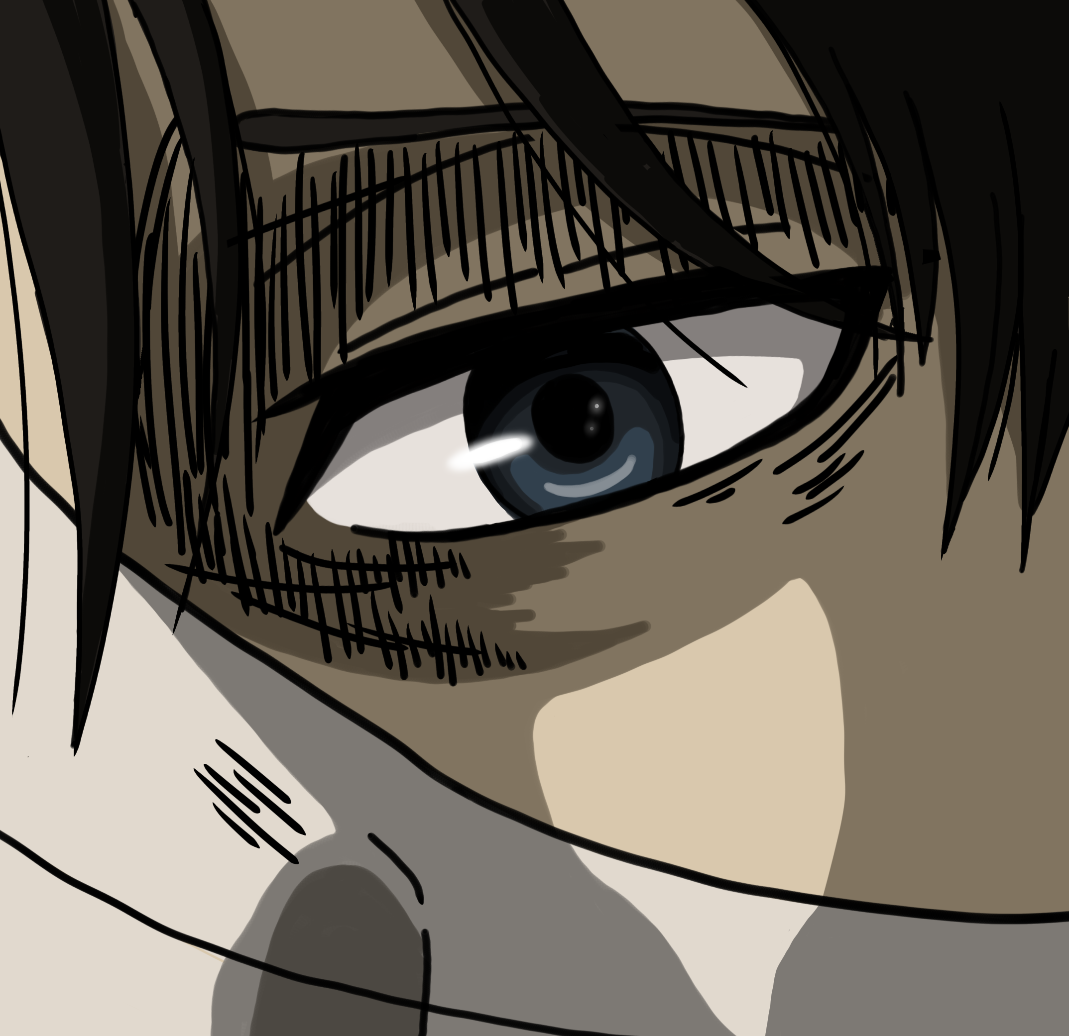 Levi Ackerman’s eye - ibisPaint