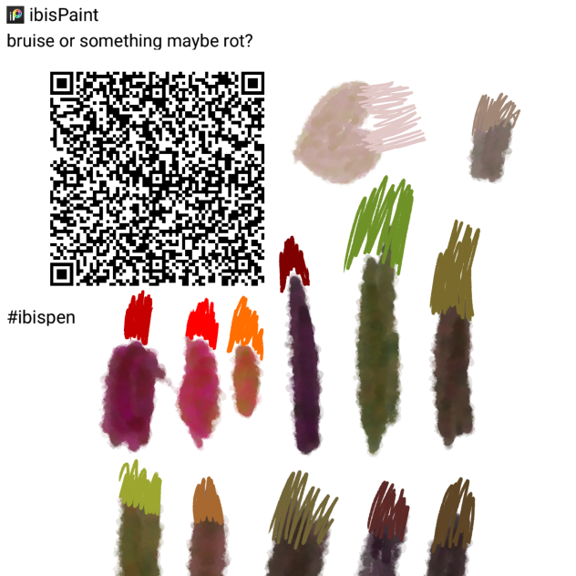 Bruise or rot brush - ibisPaint