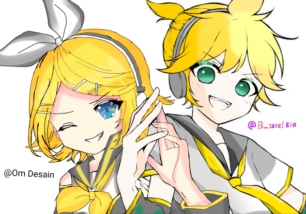 Kagamine Rin and Len - ibisPaint