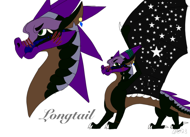 Meet Longtail my Wings Of Fire Oc - ibisPaint