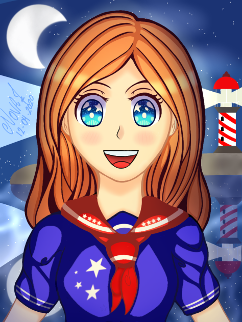 Maggie en el puerto! - ibisPaint