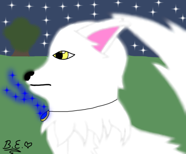 Ghost Wolf Emerald - ibisPaint