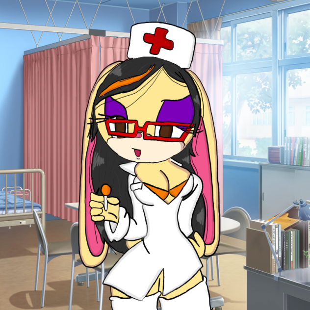 Megan as a nurse - ibisPaint