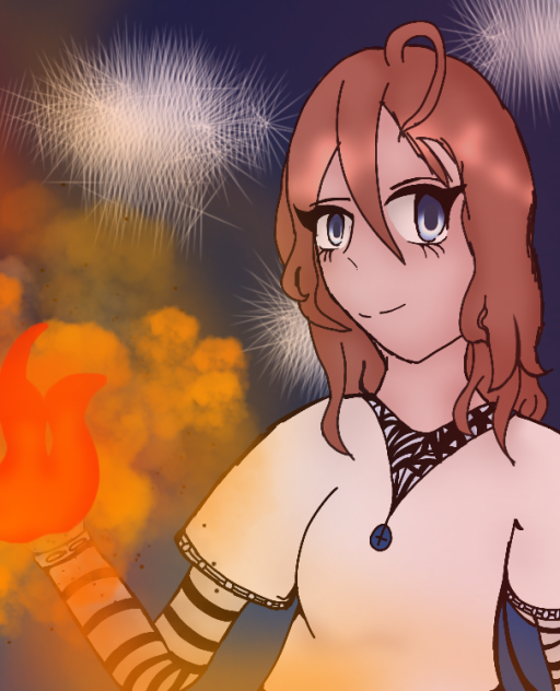 Holding Fire - ibisPaint