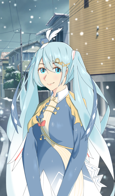 Snow Miku 2020 - ibisPaint