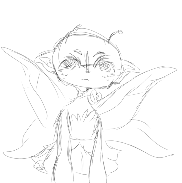 fairy sketch - ibisPaint