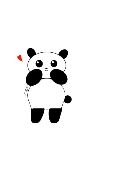 Cute Little Panda - ibisPaint