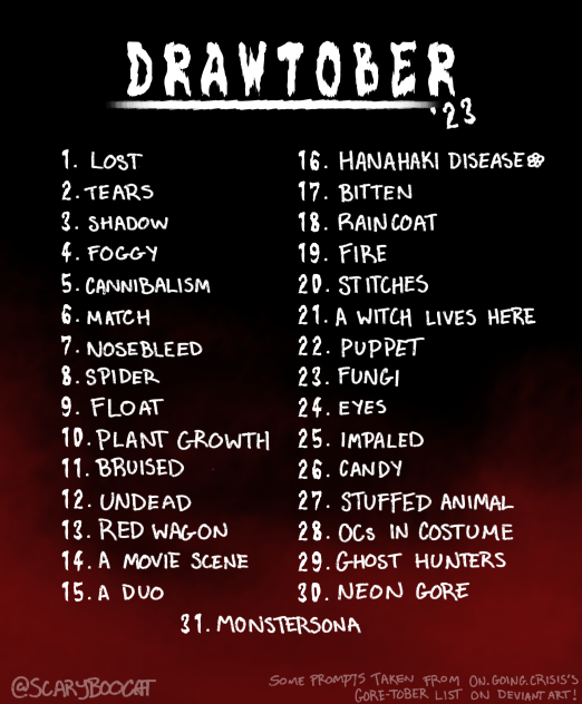 drawtober '23 - ibisPaint