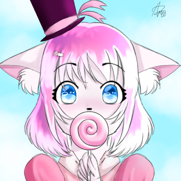 Candy Cat - ibisPaint