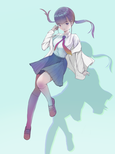 Cardigan and tie 2 - ibisPaint