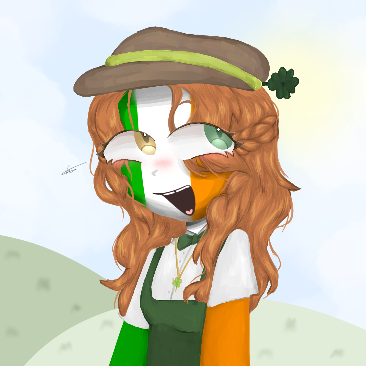 ireland countryhumans - ibisPaint