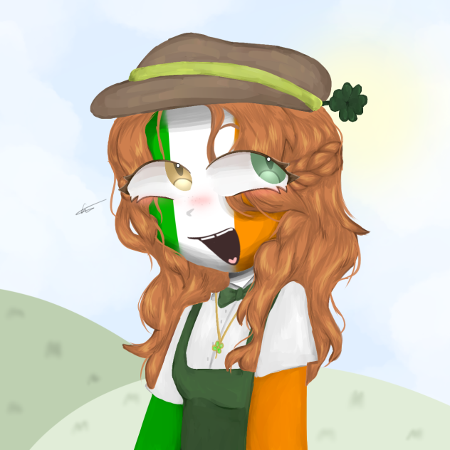 ireland countryhumans - ibisPaint