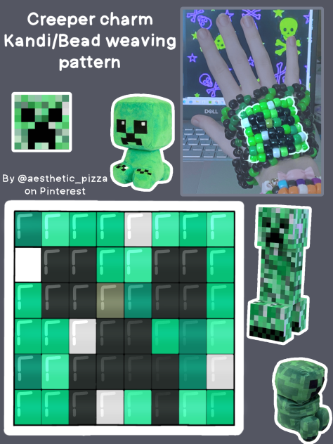 Creeper Square stitch pattern - ibisPaint