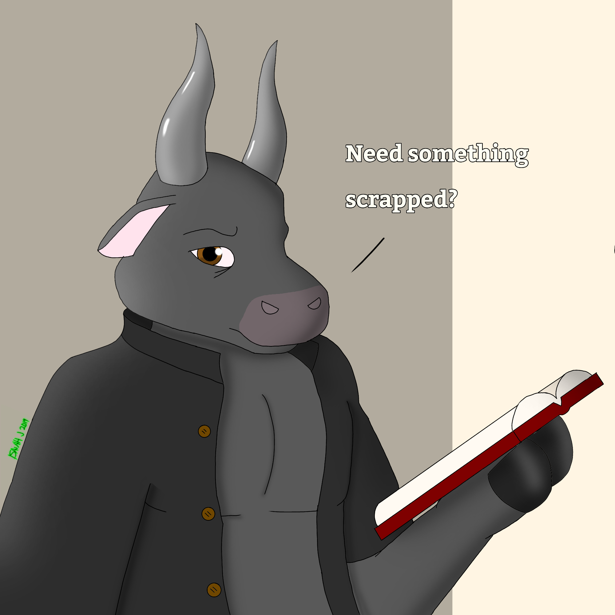 An Ox named Beef - ibisPaint