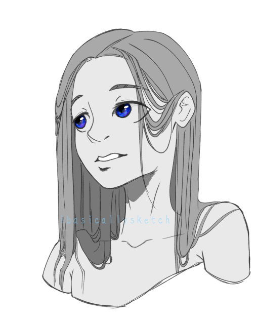 grayscale study, of sorts - ibisPaint