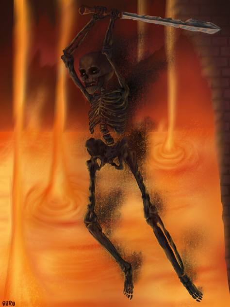 Fanart Wither skeleton - ibisPaint