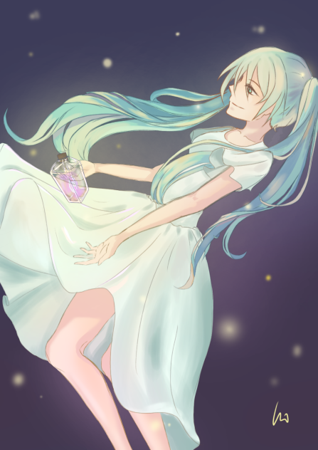 Miku and her magic bottle - ibisPaint