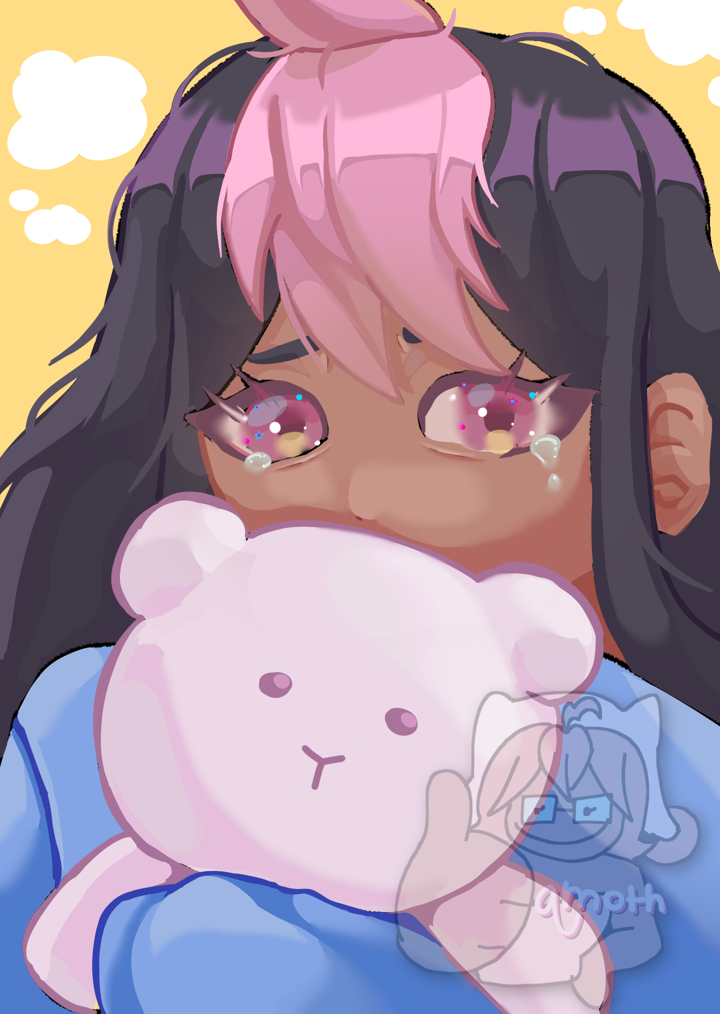 she’s sad - ibisPaint