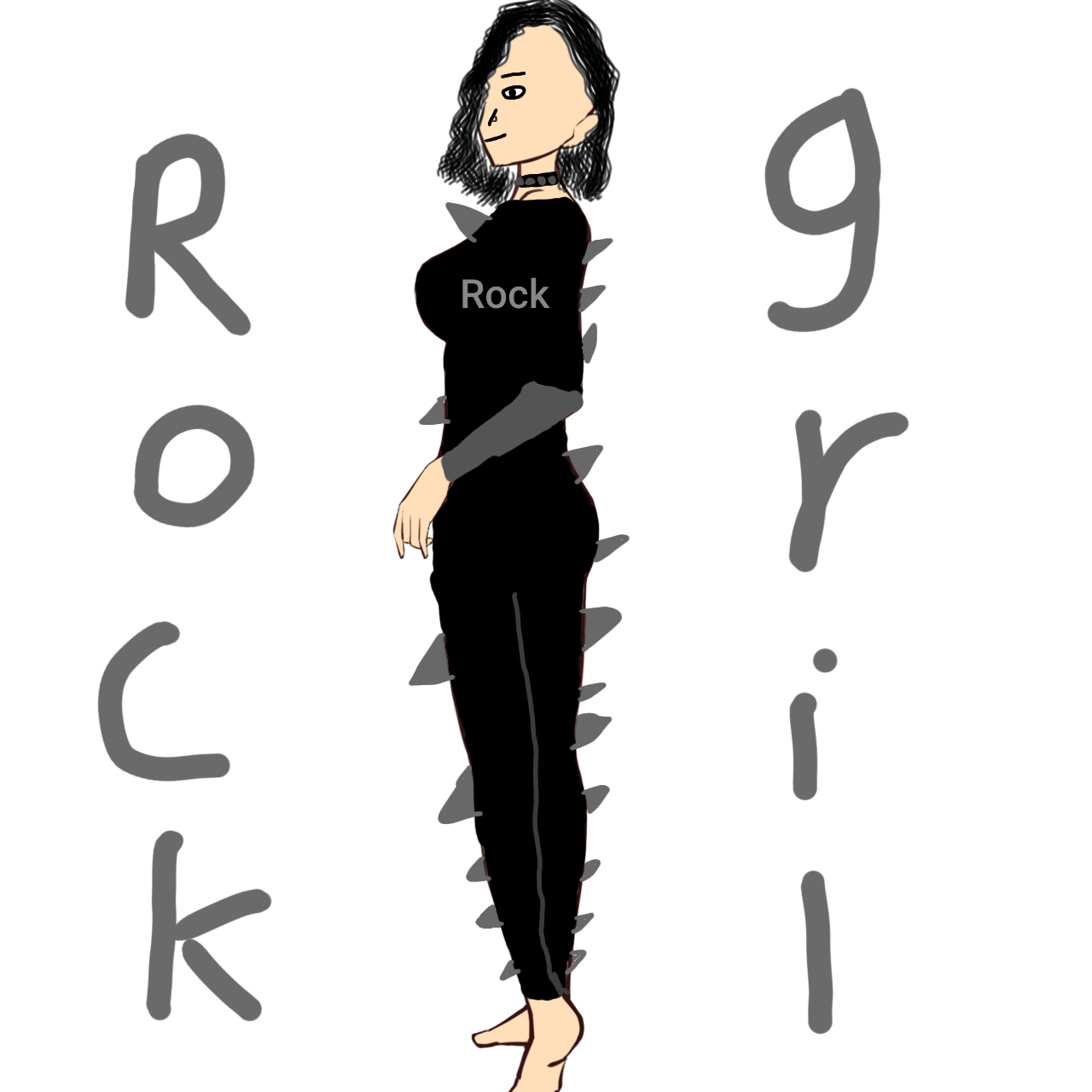 Gril Rock - ibisPaint