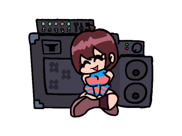 Frisk FNF Select Player - ibisPaint