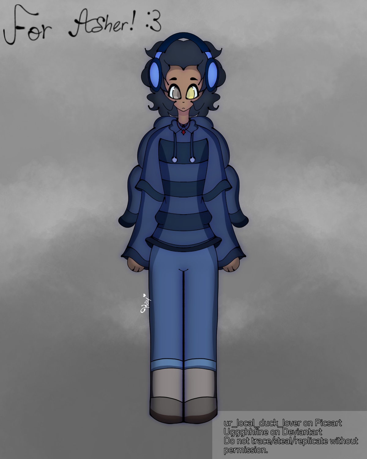 Asher’s oc! (Fanart) - ibisPaint