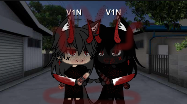 V1N and his demon 😈 - ibisPaint
