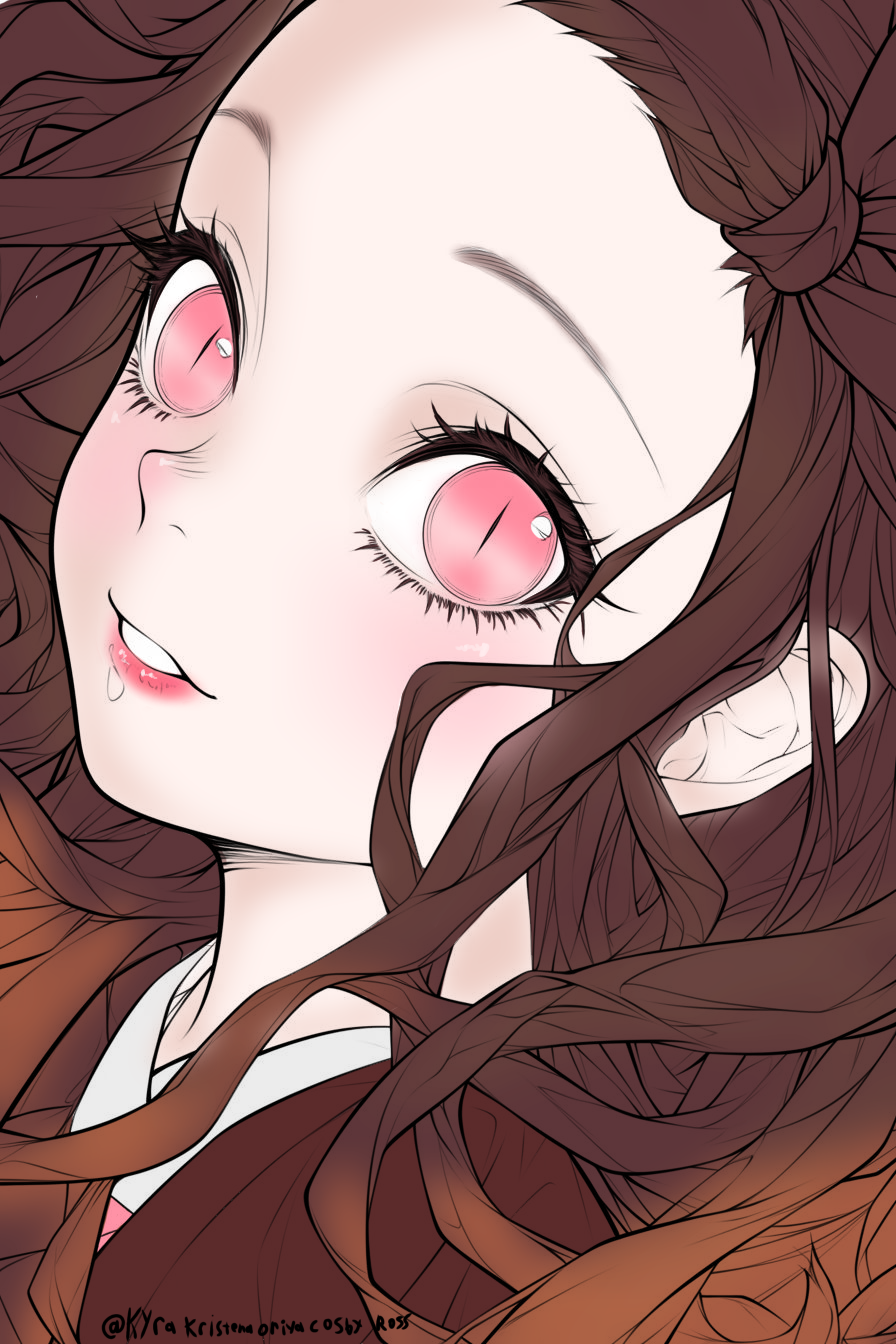 NEZUKO KAMADO SEMI REALISM - ibisPaint