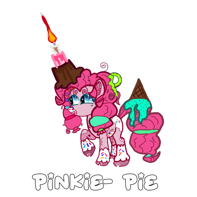 Pinkie Pie Redesign - ibisPaint