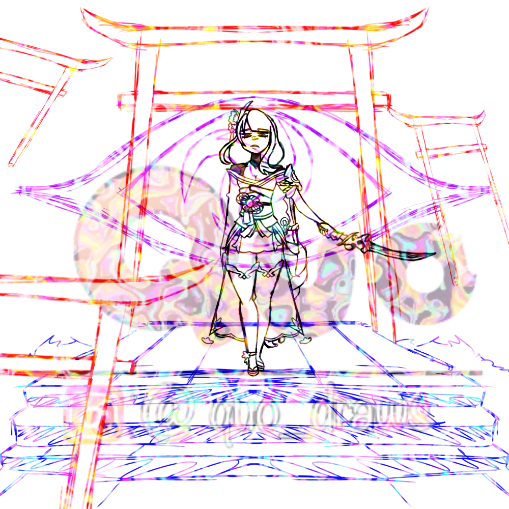 Raiden Ei Shetch - ibisPaint