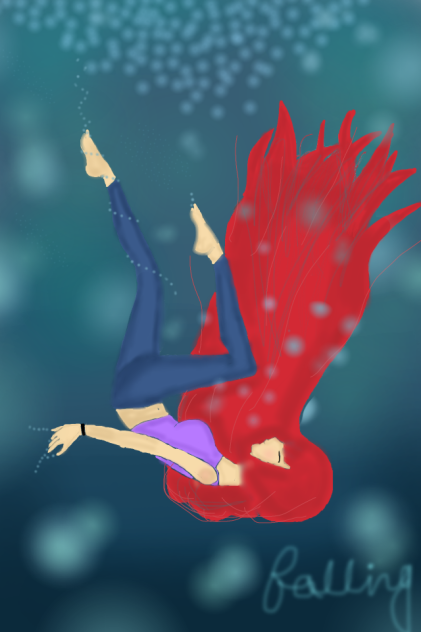 Falling into Deep Darkness - ibisPaint
