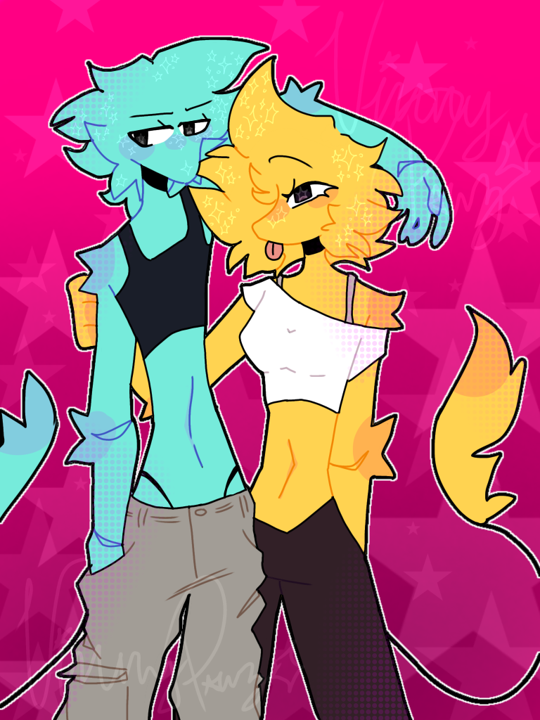 The twins!! - ibisPaint