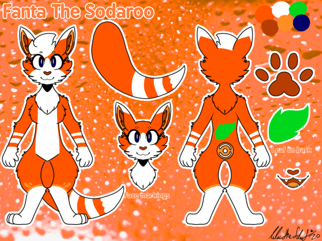 Fanta Roo reference sheet {REUPLOAD} - ibisPaint