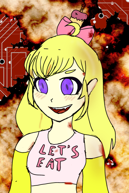 yandere chica - ibisPaint