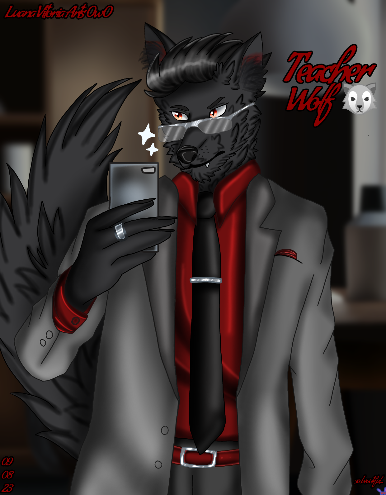 Teacher Wolf 🐺 - Furry - ibisPaint